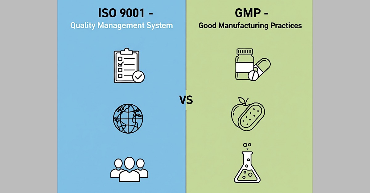 ISO 9001 vs GMP: Differences, Similarities, and Benefits